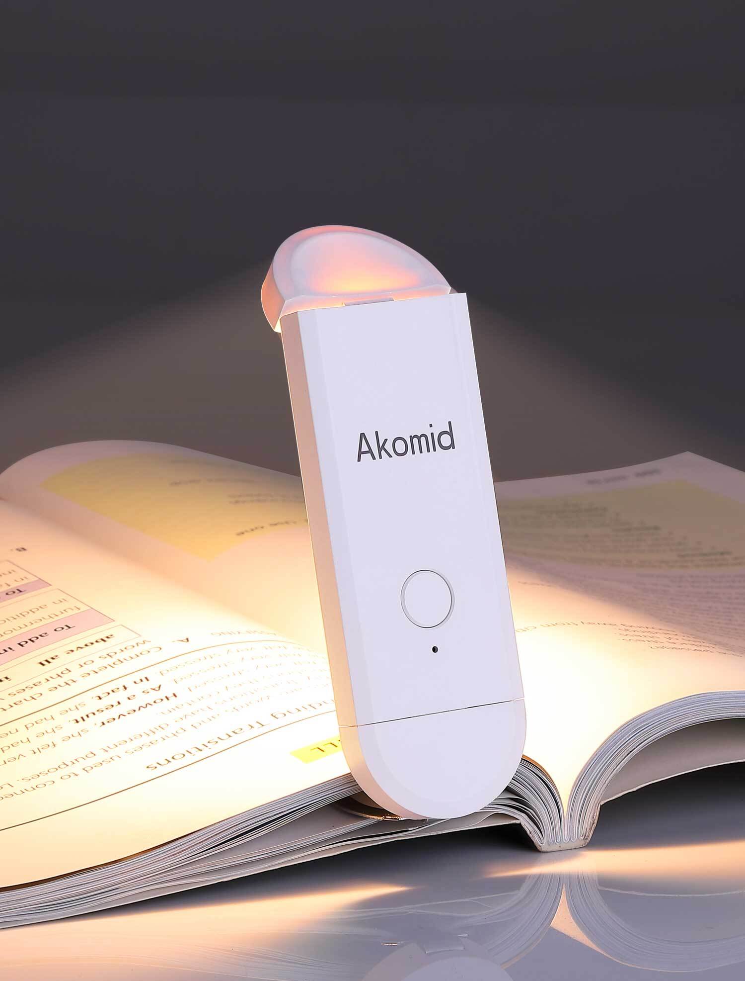 Akomid USB Book Light for Reading in Bed,LED Neck Reading Light at ...