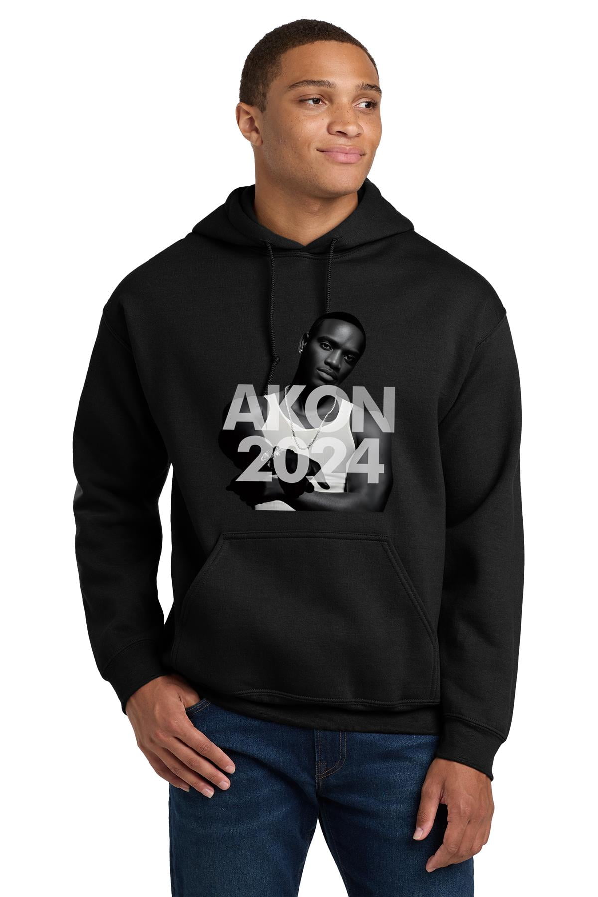 Akon The Superfan Tour 2024 Concert Hoodie Go, for men & women, up to ...