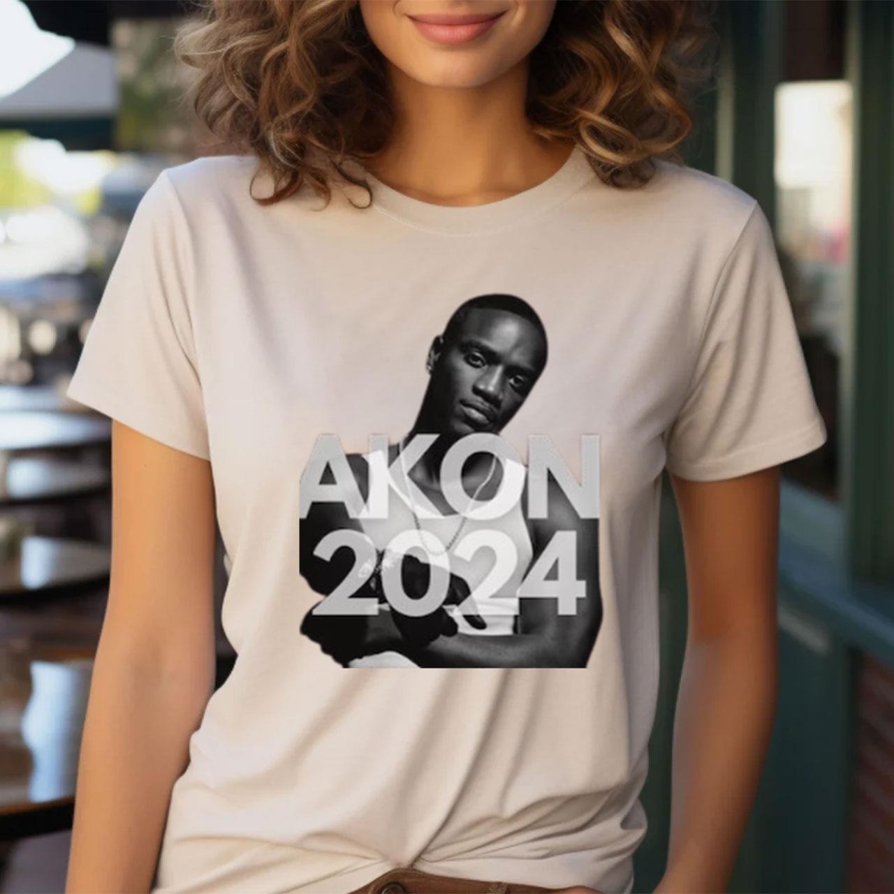 Akon The Superfan Tour 2024 Tshirt Unisex - Walmart.com