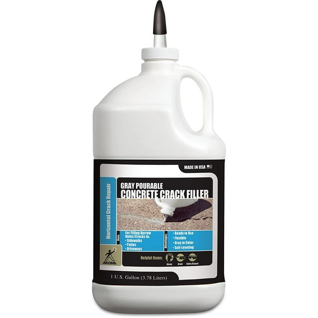 Akona Instant Fill, Quick Mix Ready Concrete Crack Filler for Driveways ...