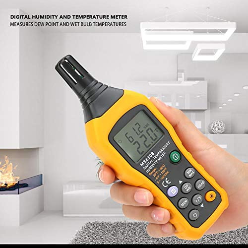 Akozon MS6508 Digital Thermo-hygrometer, Psychrometer Thermometer ...