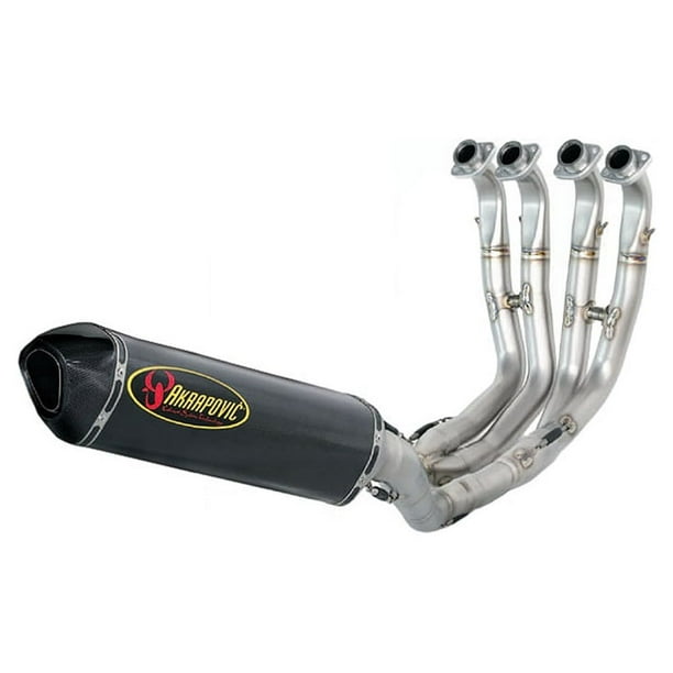 Akrapovic Hex Carbon Muffler/4-2-1 Stainless Racing Exhaust System (S ...