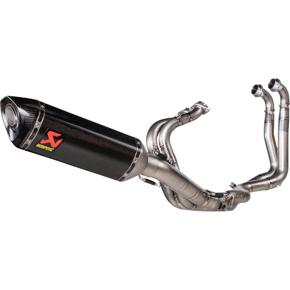 Akrapovic Titanium/Carbon 4-1 Evolution Full System Exhaust (S-A10E9-RC ...