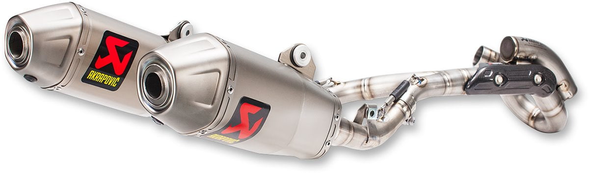 Akrapovic Titanium/Stainless 1-2 Racing Line Exhaust System (S-H4MR16 ...