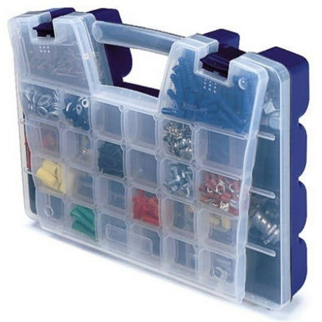 Akro Mils 06318 18-Inch Blue Portable Organizer, Plastic Storage Tool ...