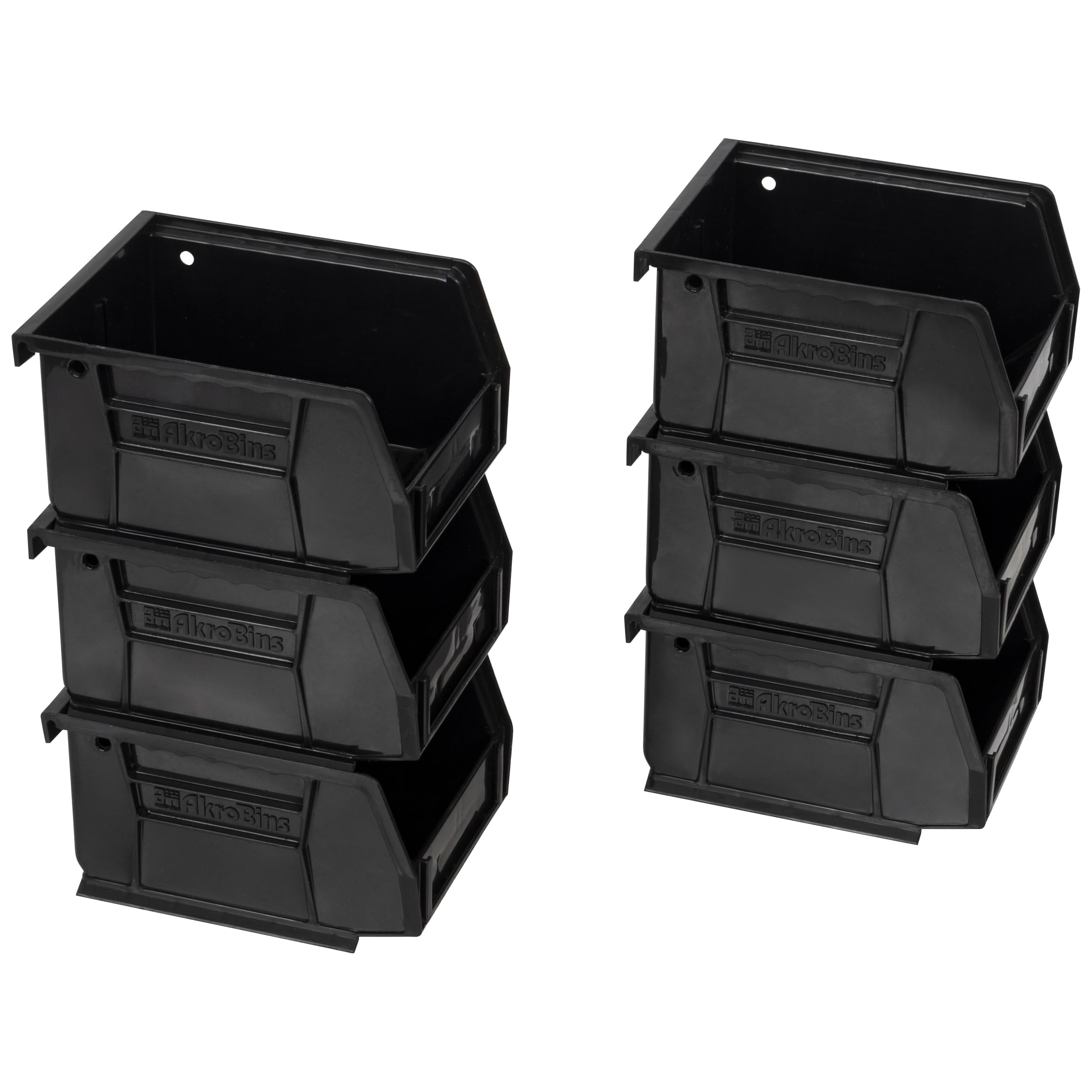 Akro-Mils 08212 AkroBins Plastic Storage Bins, Space-Saving Stackable ...