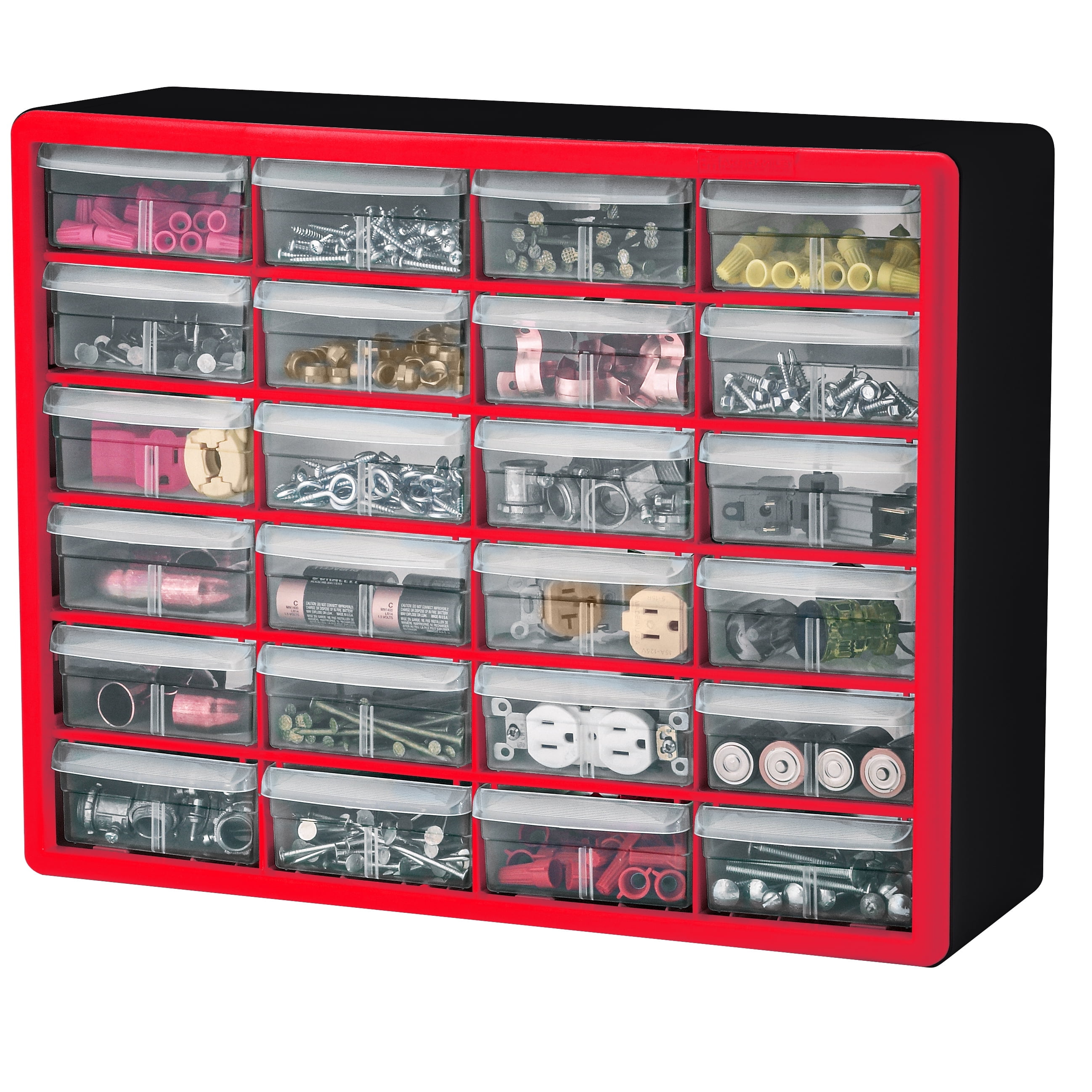 Akro-Mils 24 Drawer Utility Organizing Cabinet, Plastic Storage for ...