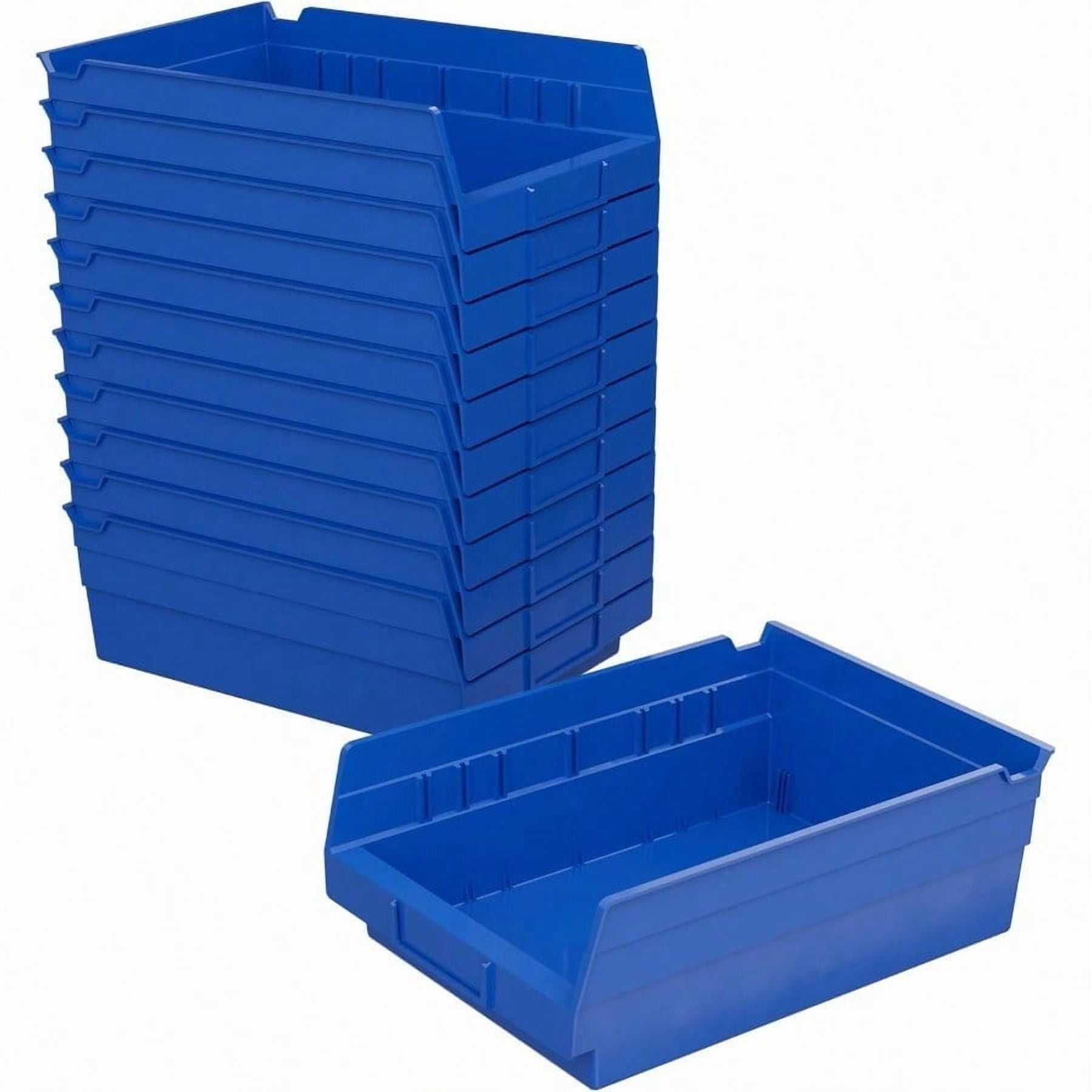 Akro-Mils 30150 Plastic Shelf Bins Heavy Duty Storage Bins for Garage ...