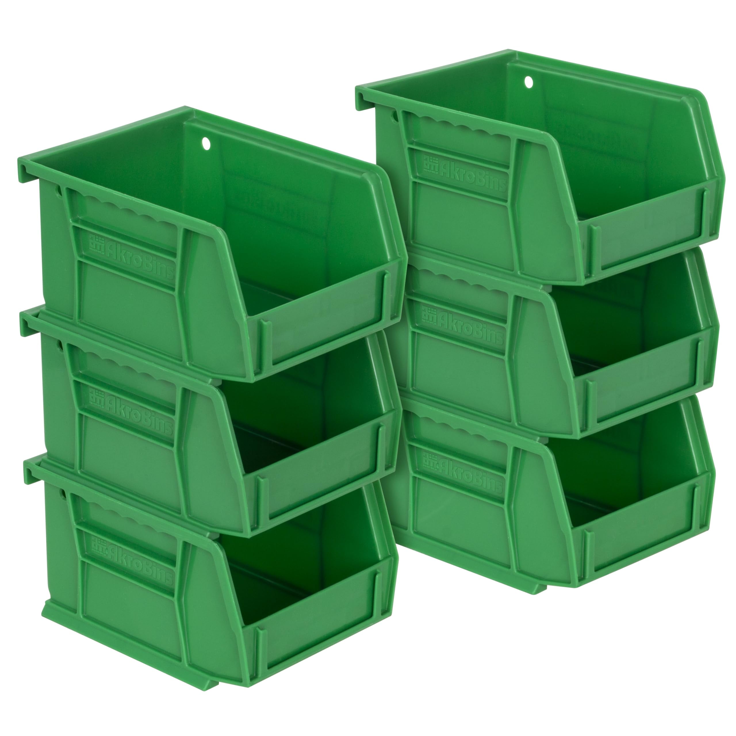Akro-Mils 30210 AkroBins Plastic Storage Bins, Space-Saving Stackable ...