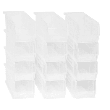 Akro-Mils Stackable Storage Bins, AkroBins Stacking Organizer, 11"x5"x5 ...