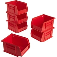 Akro-Mils Stackable Storage Bins, AkroBins 30240 Stacking Organizer, 15 ...
