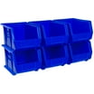Akro-Mils Stackable Storage Bins, AkroBins Stacking Organizer, 11"x11 ...