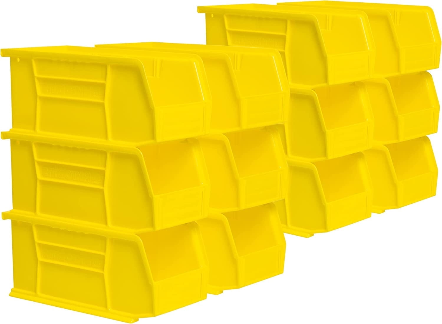Akro-Mils Stackable Storage Bins, AkroBins Stacking Organizer, 11"x5"x5 ...