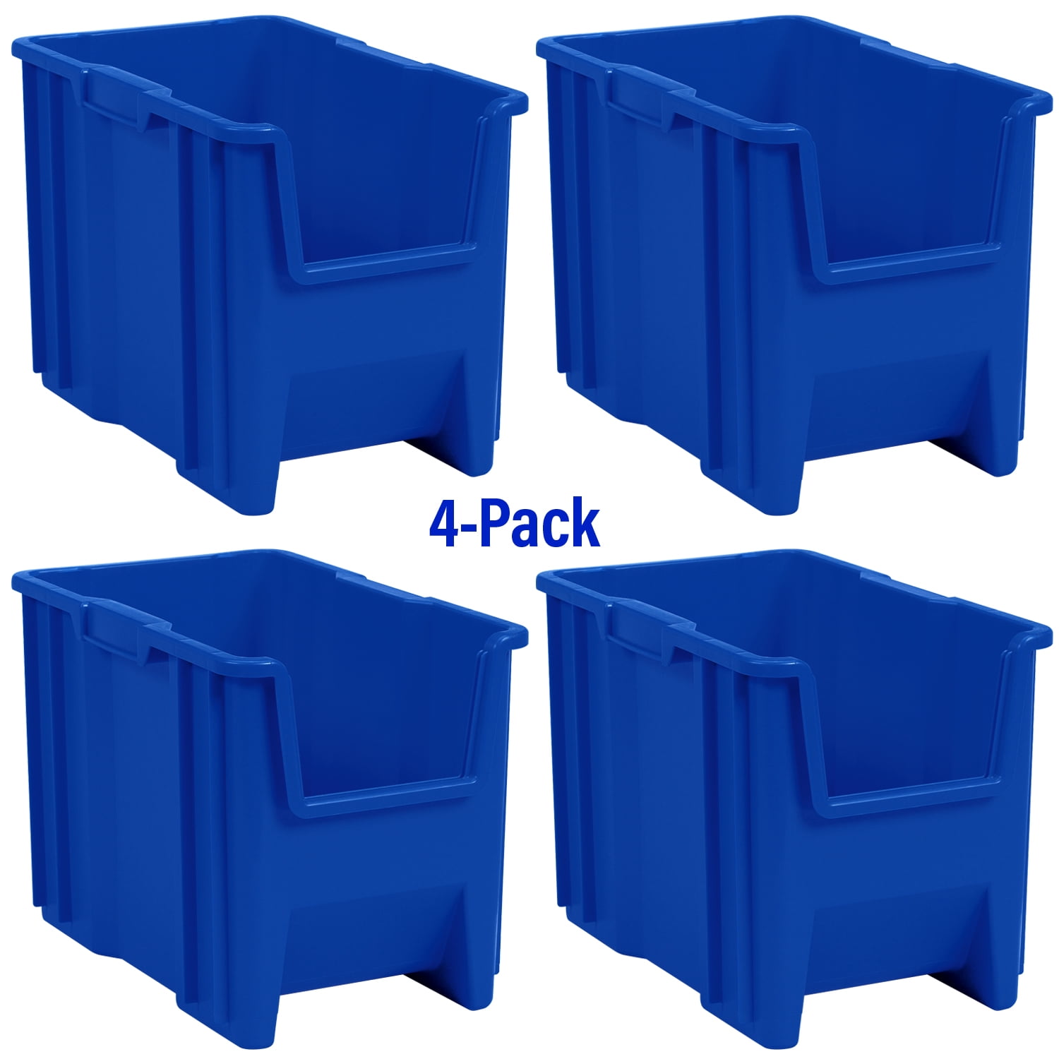 Akro Mils Stak N Store 13014 Large Storage Bins Stackable Heavy Duty
