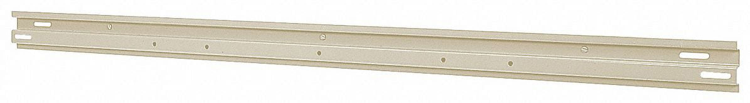 Akro-Mils Wall-Mountable Bin Rail, Steel, 47-3/4 In Width, Gray, For ...