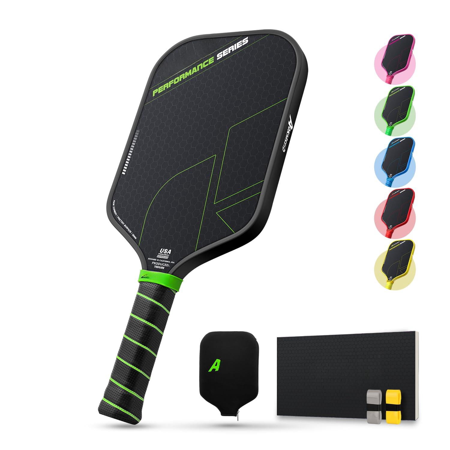 Aks Performance Series Pickleball Paddles Set - Toray T700 Carbon Fiber ...