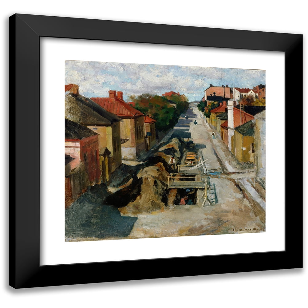 Akseli Gallen-Kallela 13x12 Black Modern Framed Museum Art Print Titled ...