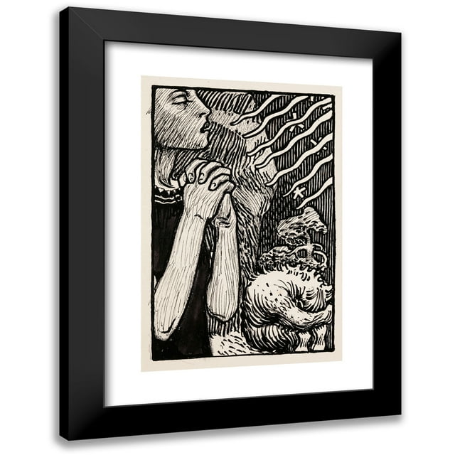 Akseli Gallen-Kallela 13x18 Black Modern Framed Museum Art Print Titled ...