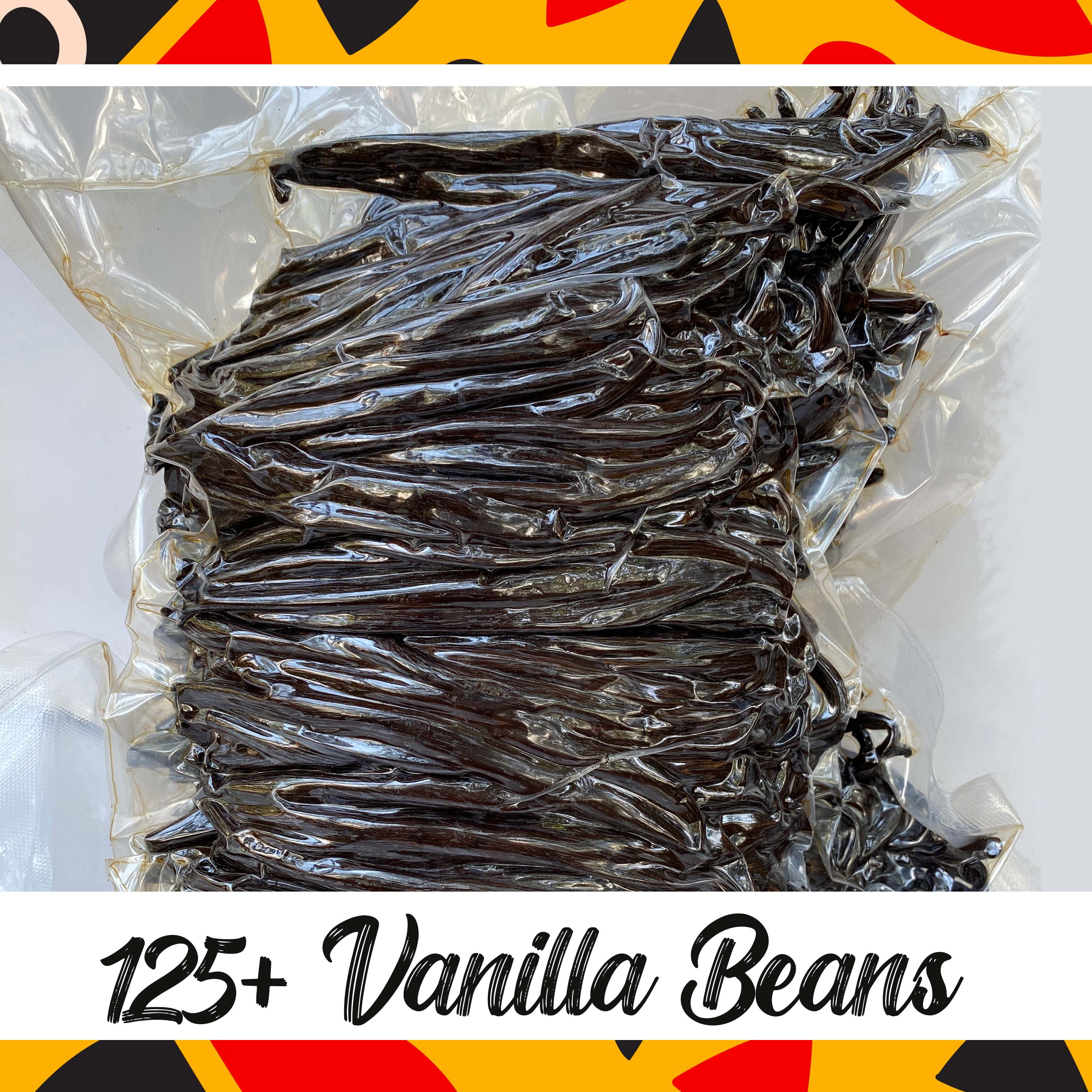 Akshit 1 lb. Whole Vanilla Beans Grade a, 6 inches Bulk Vanilla Beans ...