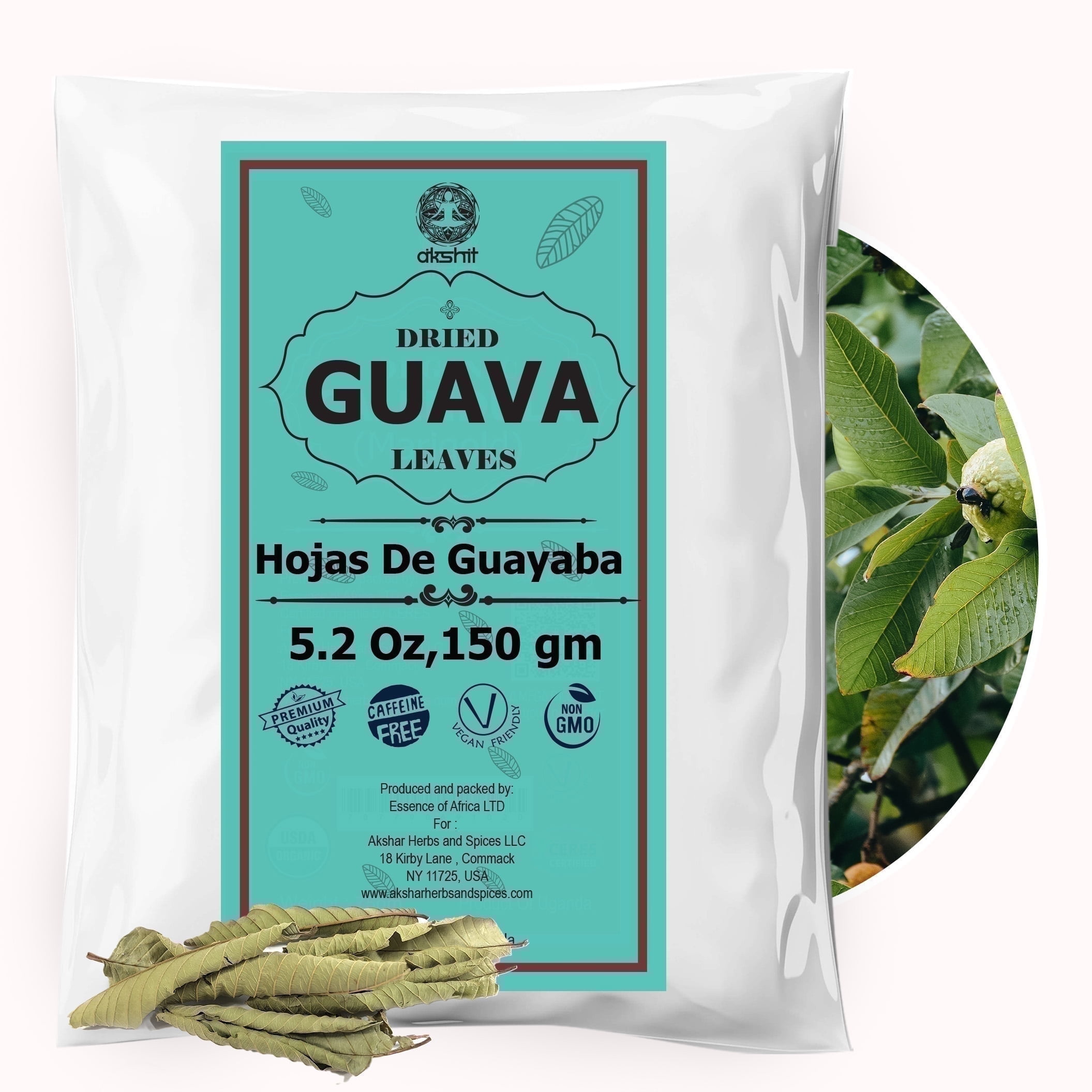 Akshit Dried Guava Leaves, Hojas De Guayaba, Guava Leaf Tea, Natural ...