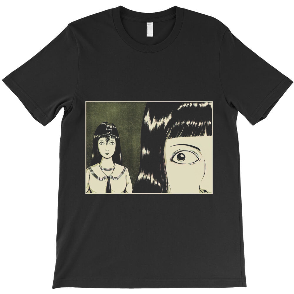 Akumu Terror Horror Creepy Graphic Tee, Japanese Themed Unisex T-Shirt ...