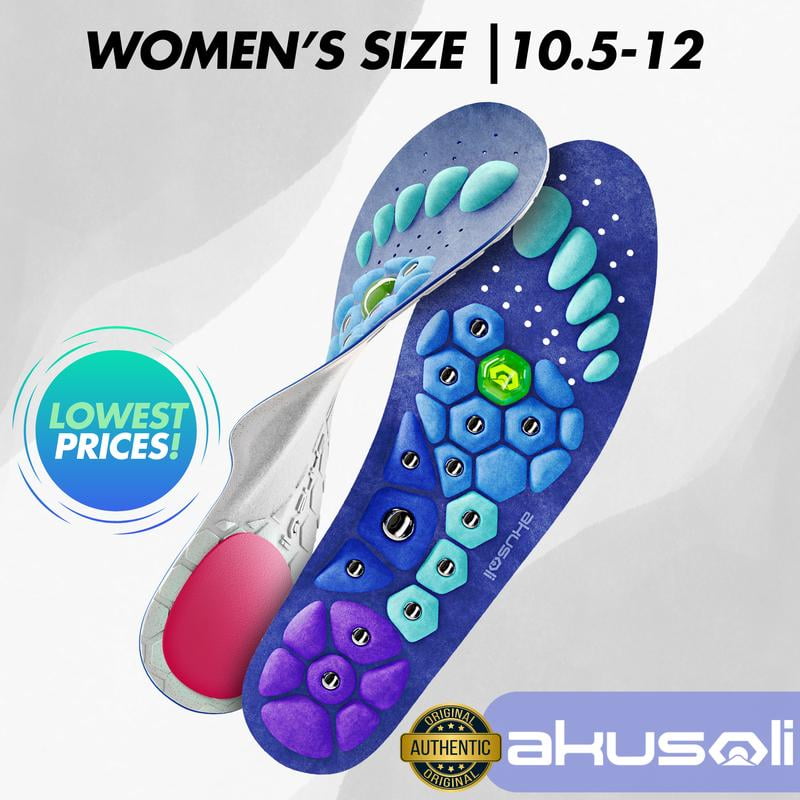 Akusoli | Shock Absorbing Insoles for All Day | Comfort Arch Support ...