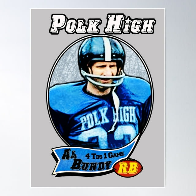 Al Bundy Football Card Poster Wall Art, Modern Wall Decor, 16x24 ...