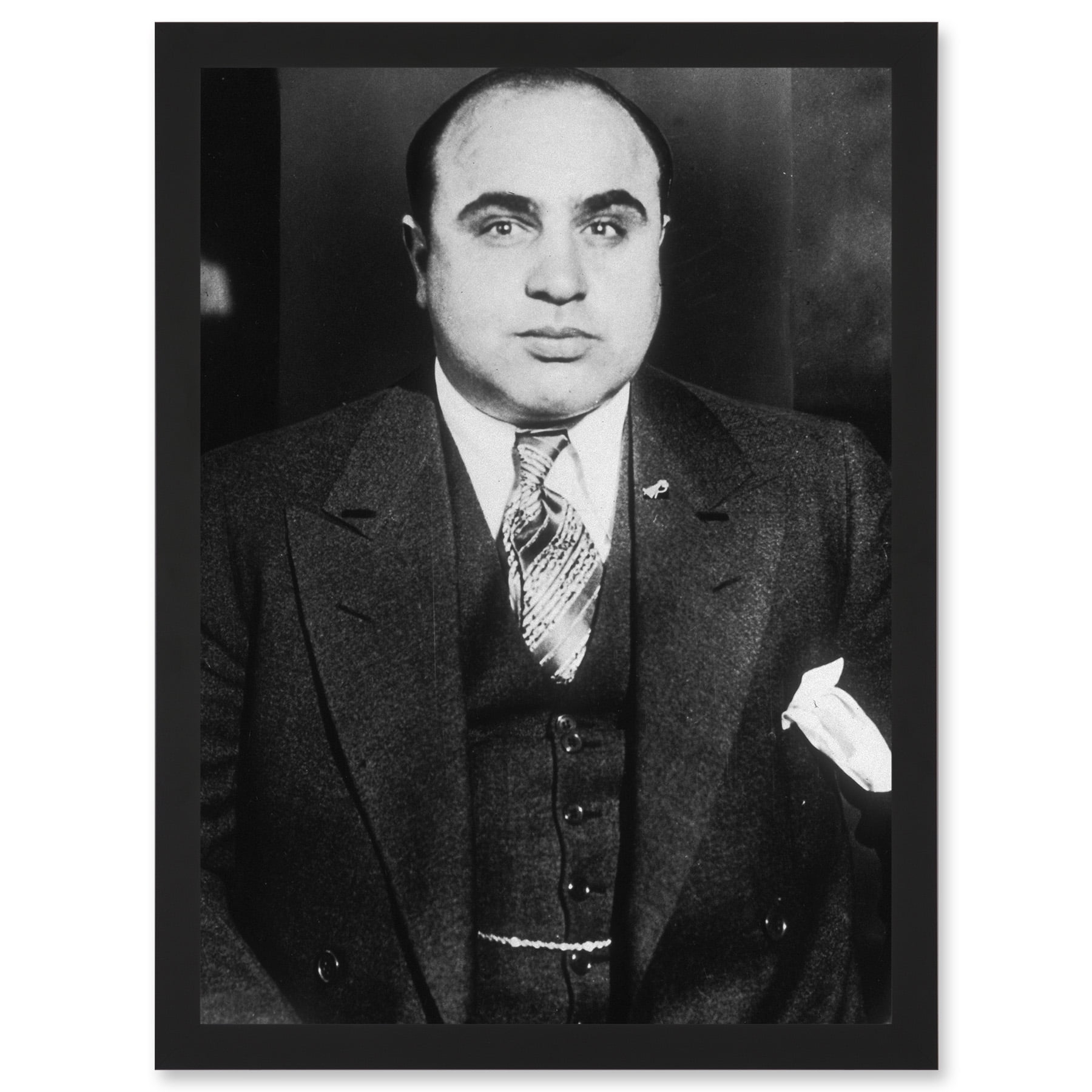 Al Capone 1935 Photo Mafia Chicago Gangster The Outfit A4 Artwork ...