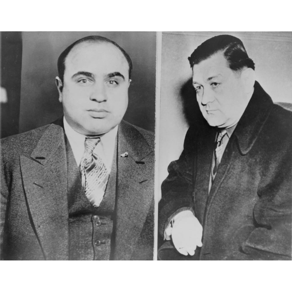 Al Capone And His Rival History Poster Print - Walmart.com