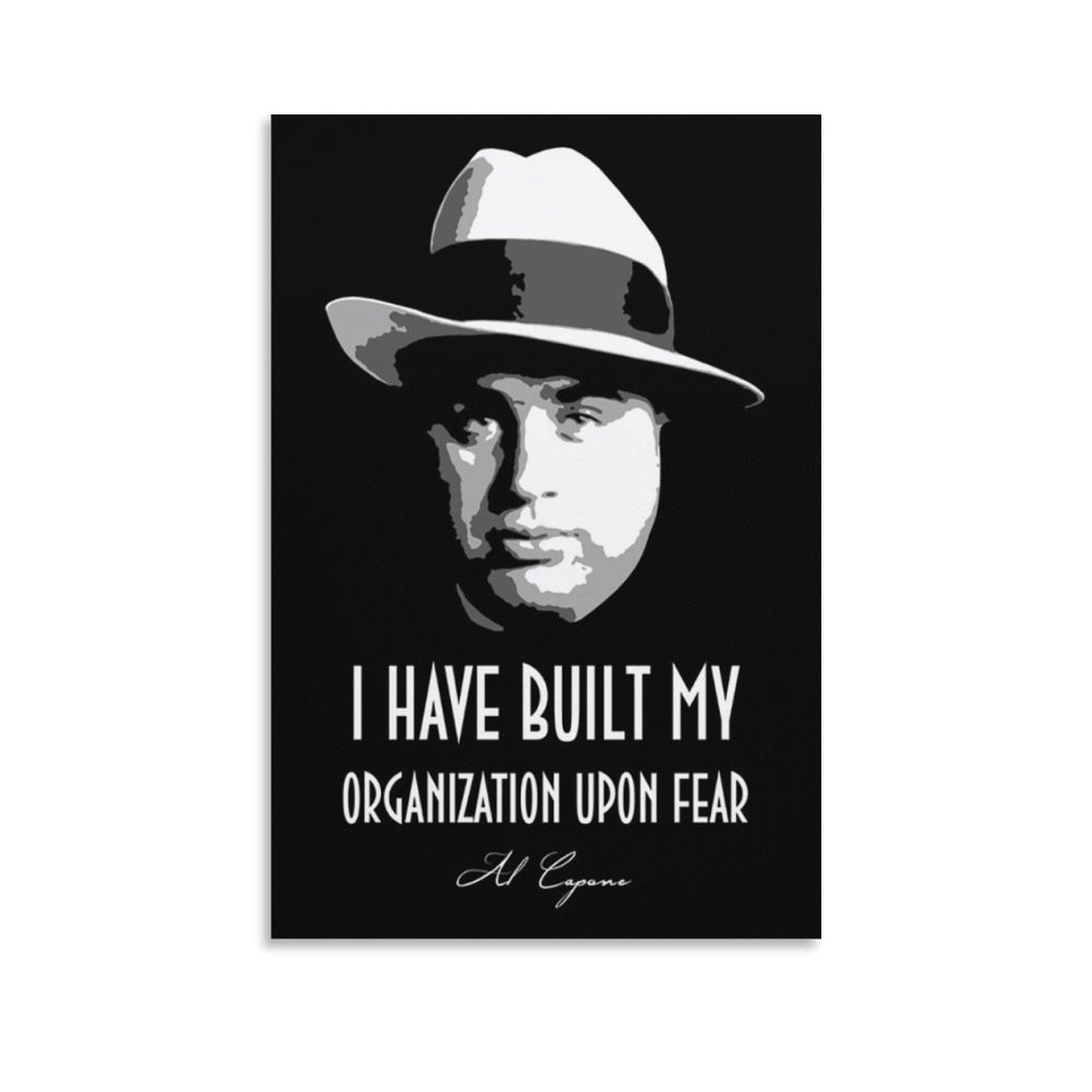 Al Capone Quote Wall Art Poster Picture Print Canvas Poster Wall Paint ...