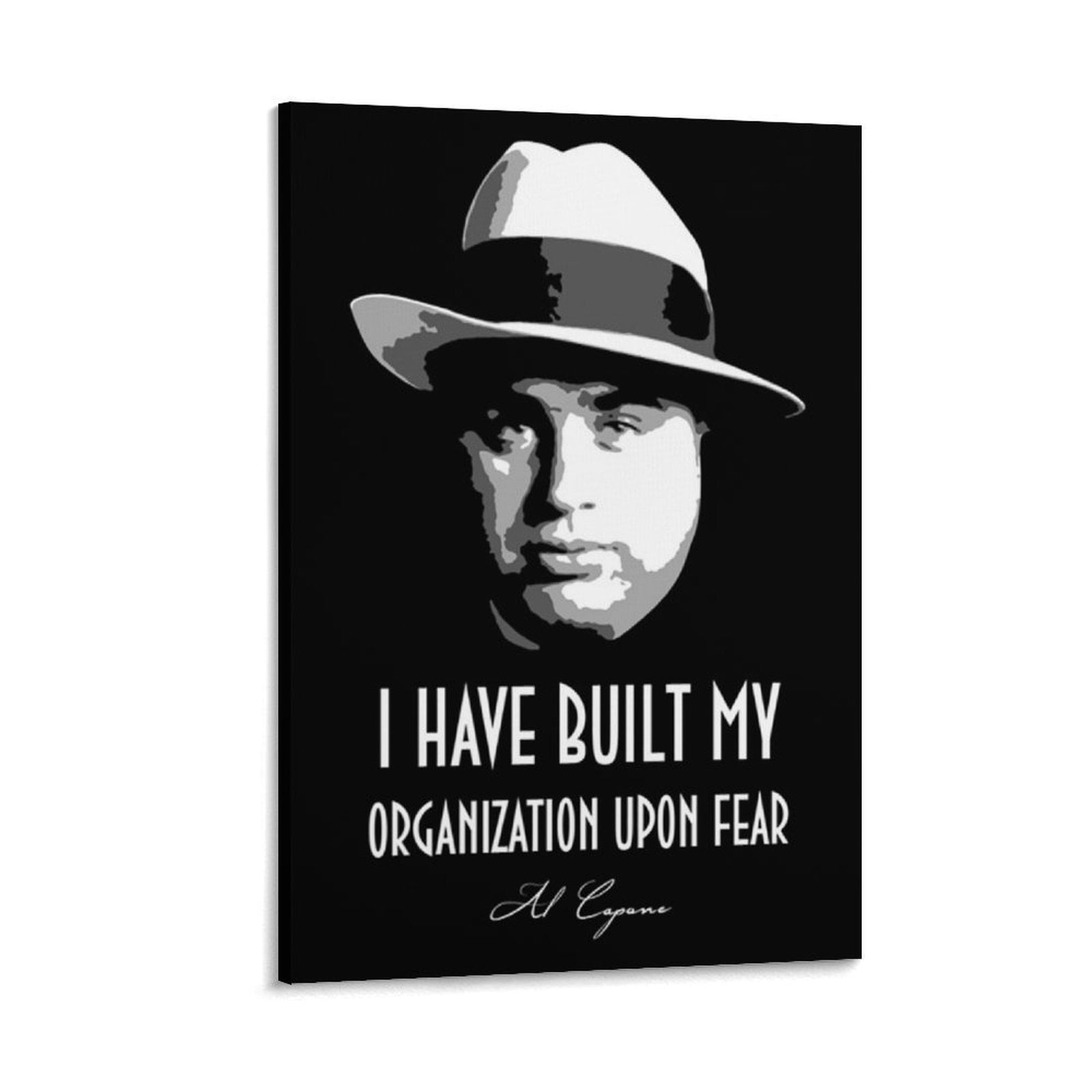 Al Capone Quote Wall Art Poster Wall Art Poster Gifts Bedroom Prints ...