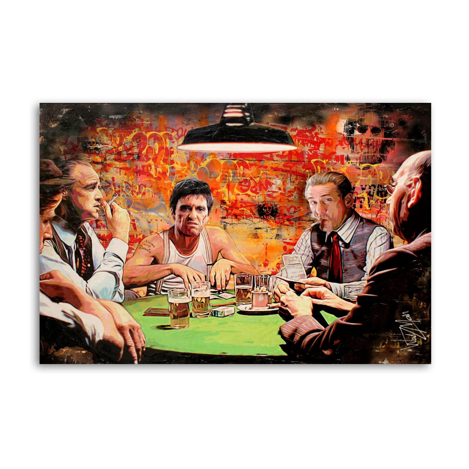 Al Capone Underworld Godfather Artworks Canvas Poster Room Aesthetic ...