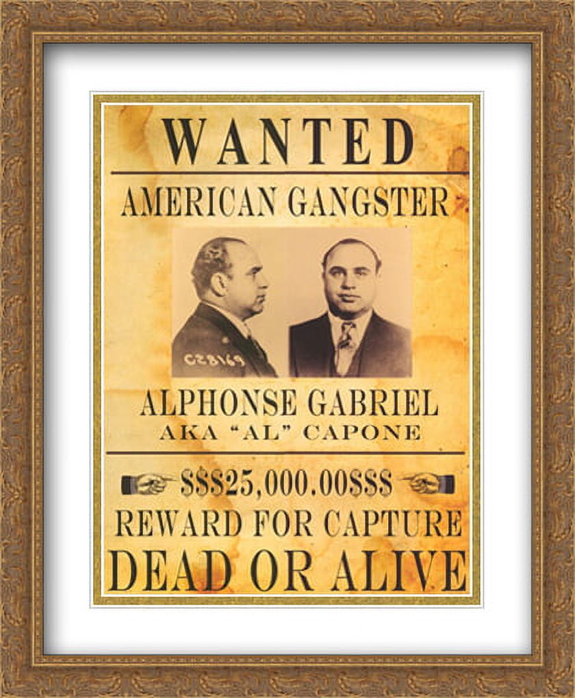 Al Capone Wanted Poster