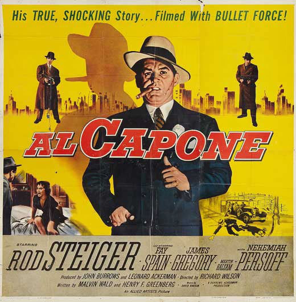 Al Capone - movie POSTER (Half Sheet Style A) (22" x 28") (1959 ...