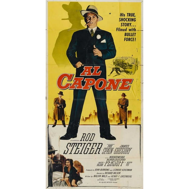 Al Capone - movie POSTER (Style A) (20" x 40") (1959) - Walmart.com
