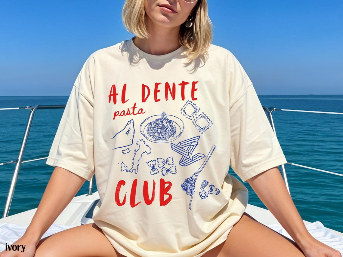Al Dente Pasta Lover Shirt, Italy Girls Trip Tshirt, Chefs Kiss Foodie ...