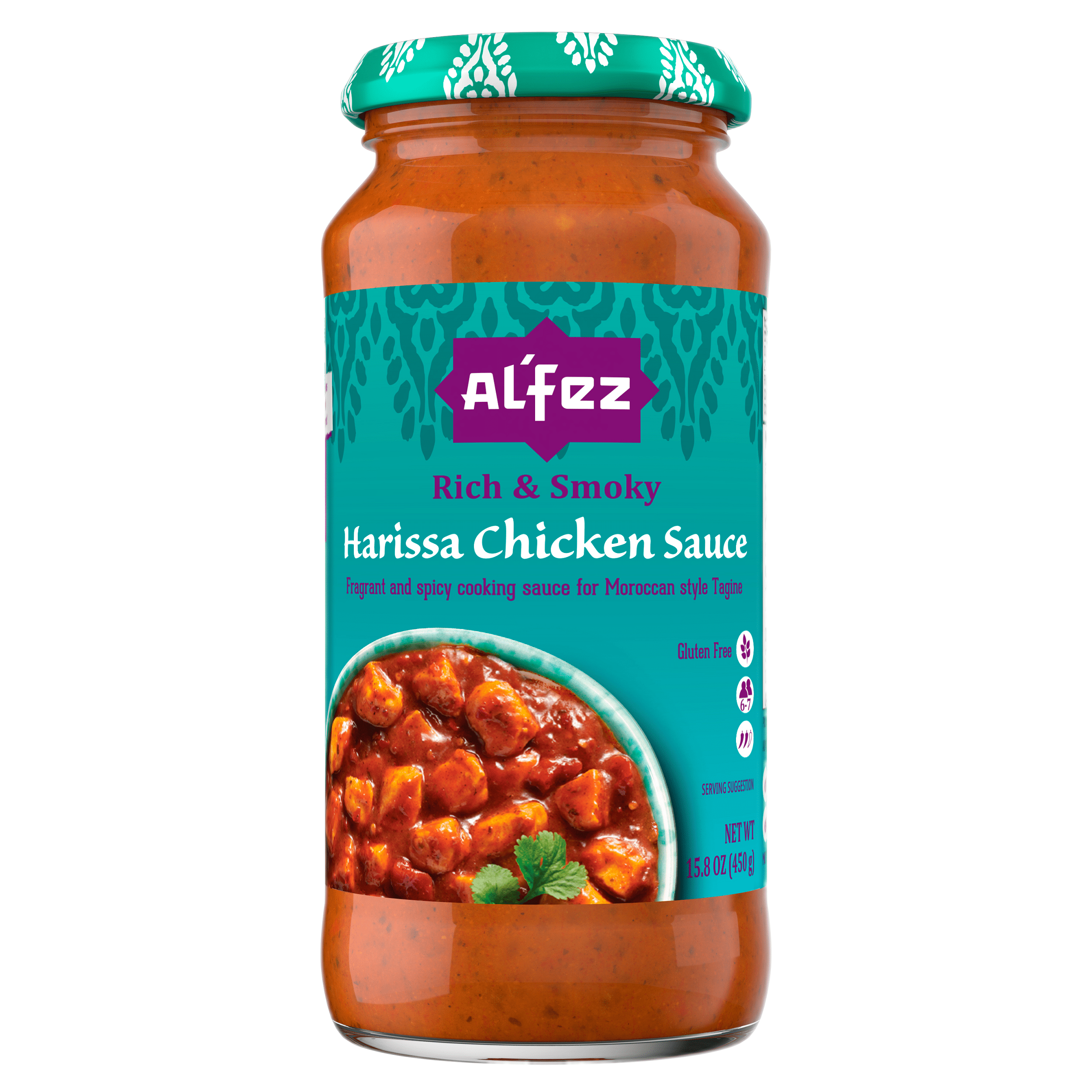 Al'Fez Rich & Smoky Harissa Chicken Sauce, 15.8 oz - Walmart.com