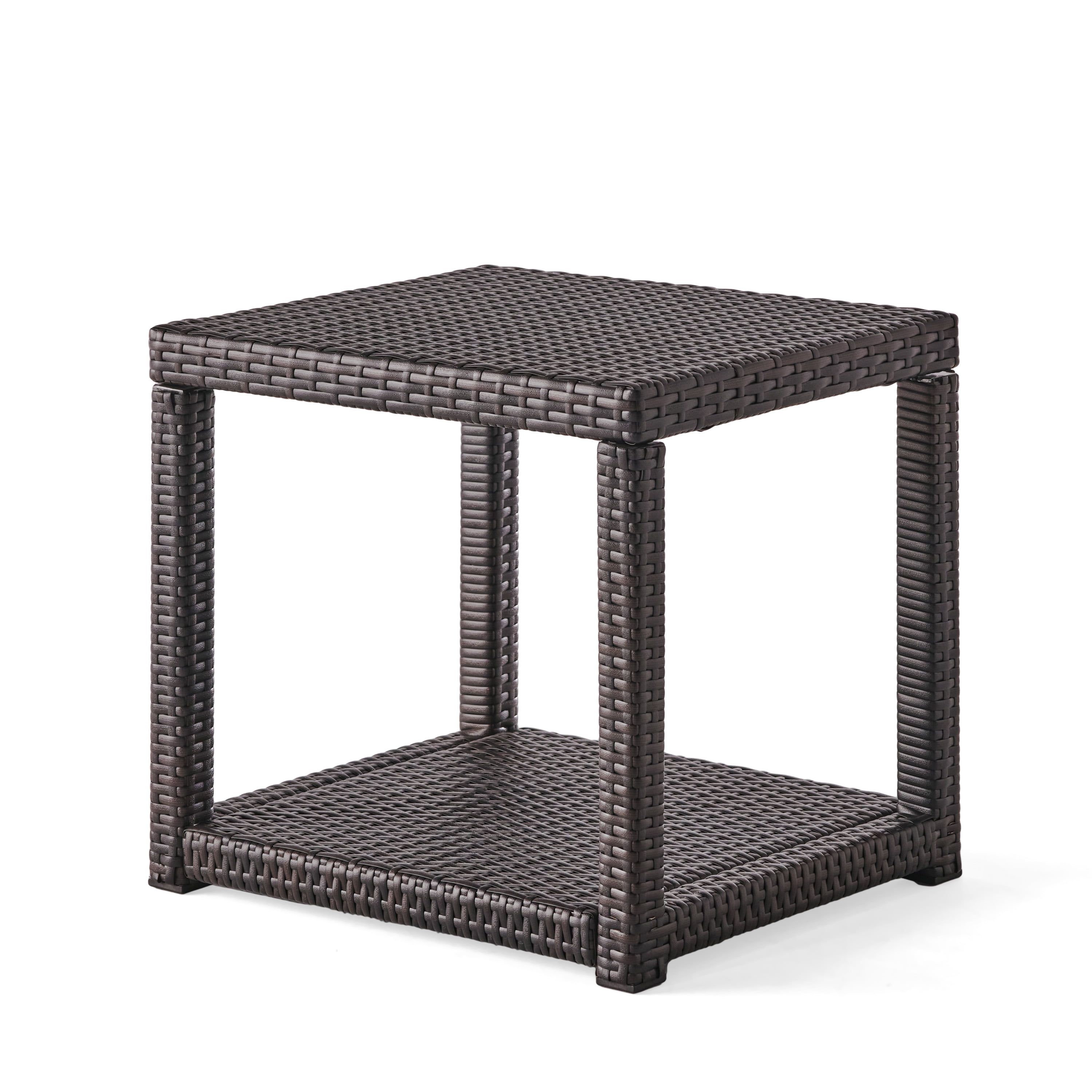 Al Fresco Outdoor Wicker Coffee Table Patio Furniture Garden Rattan 2 ...