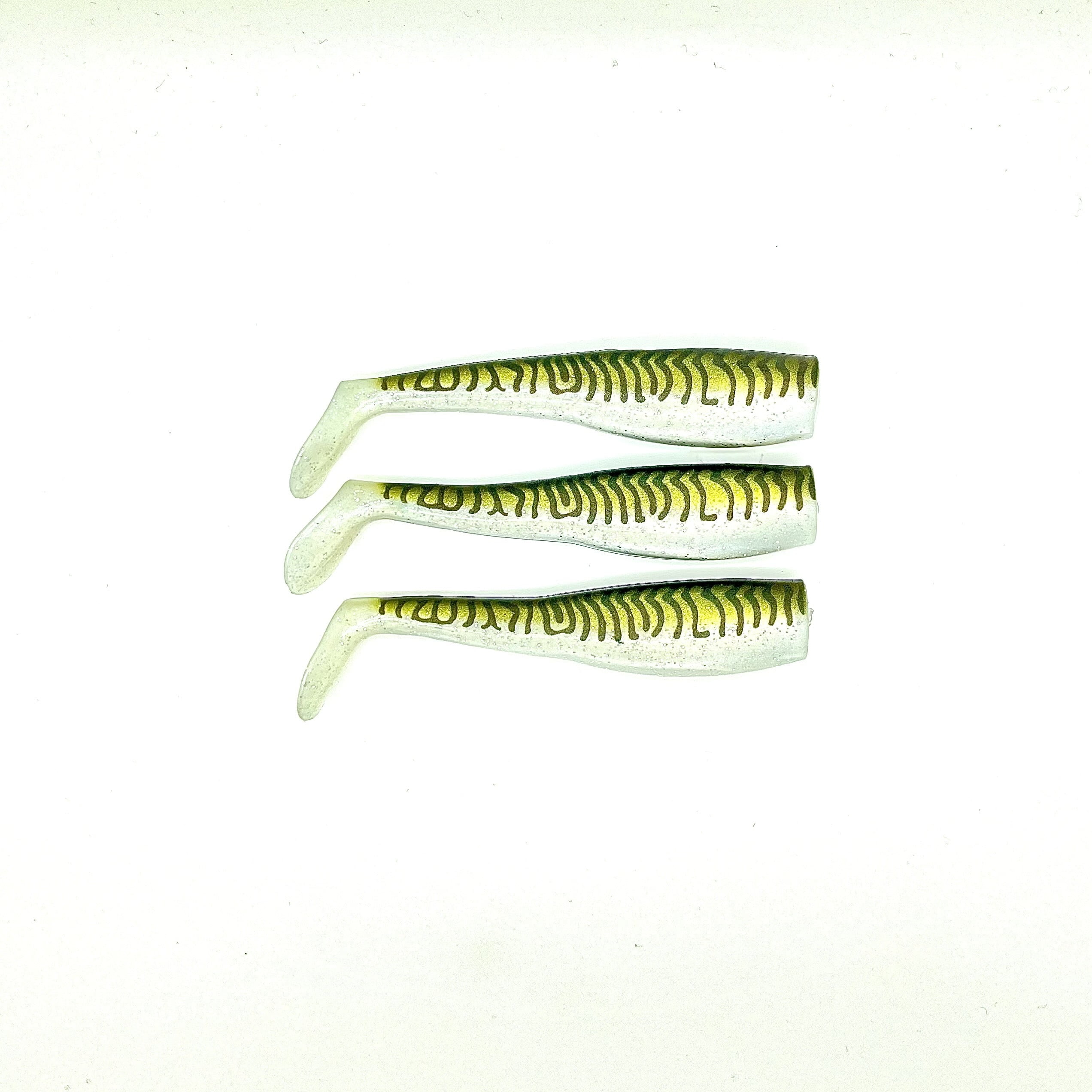 Al Gag's Lures Whip-It Fish, 5" Replacement Tails, Super Mack - Walmart.com