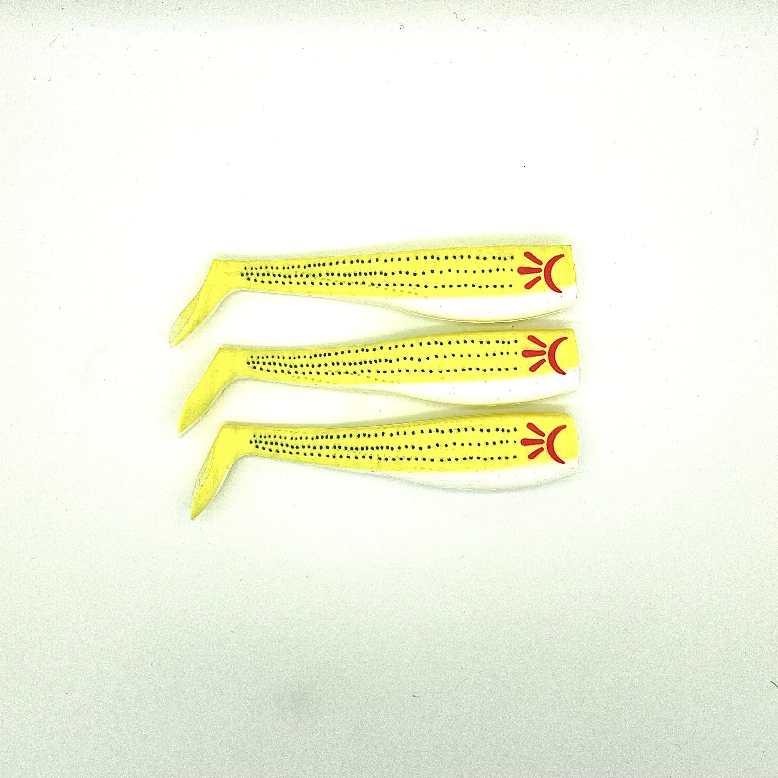 Al Gag's Lures Whip-It Fish, 6" Replacement Tails, Chicken Scratch ...