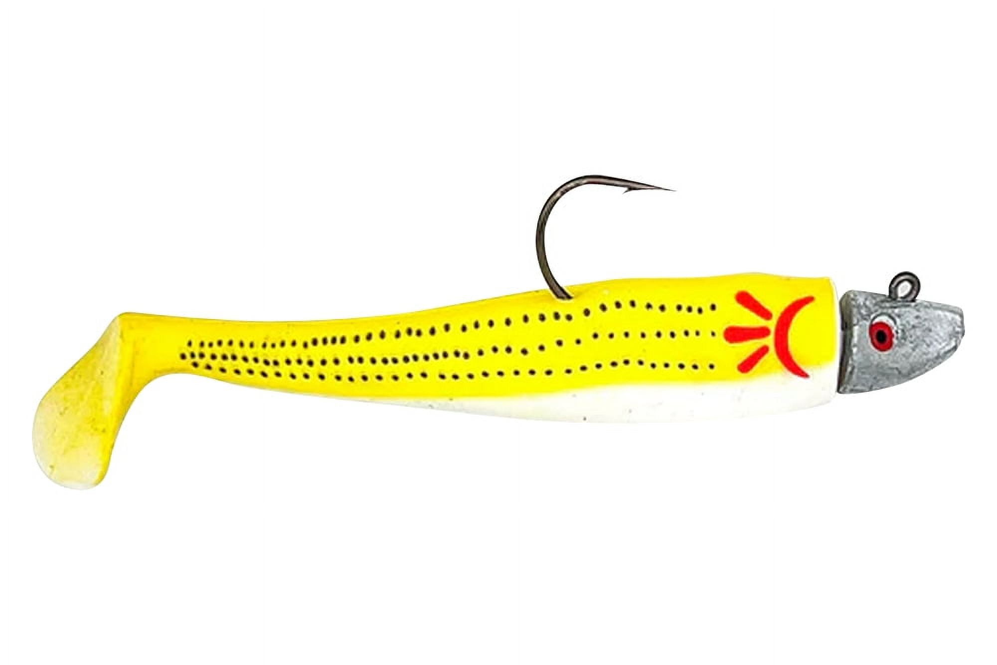 Al Gag's Lures Whip-It Fish Rigged, 6", 4oz, (1 Head/2 Tails), Chicken ...