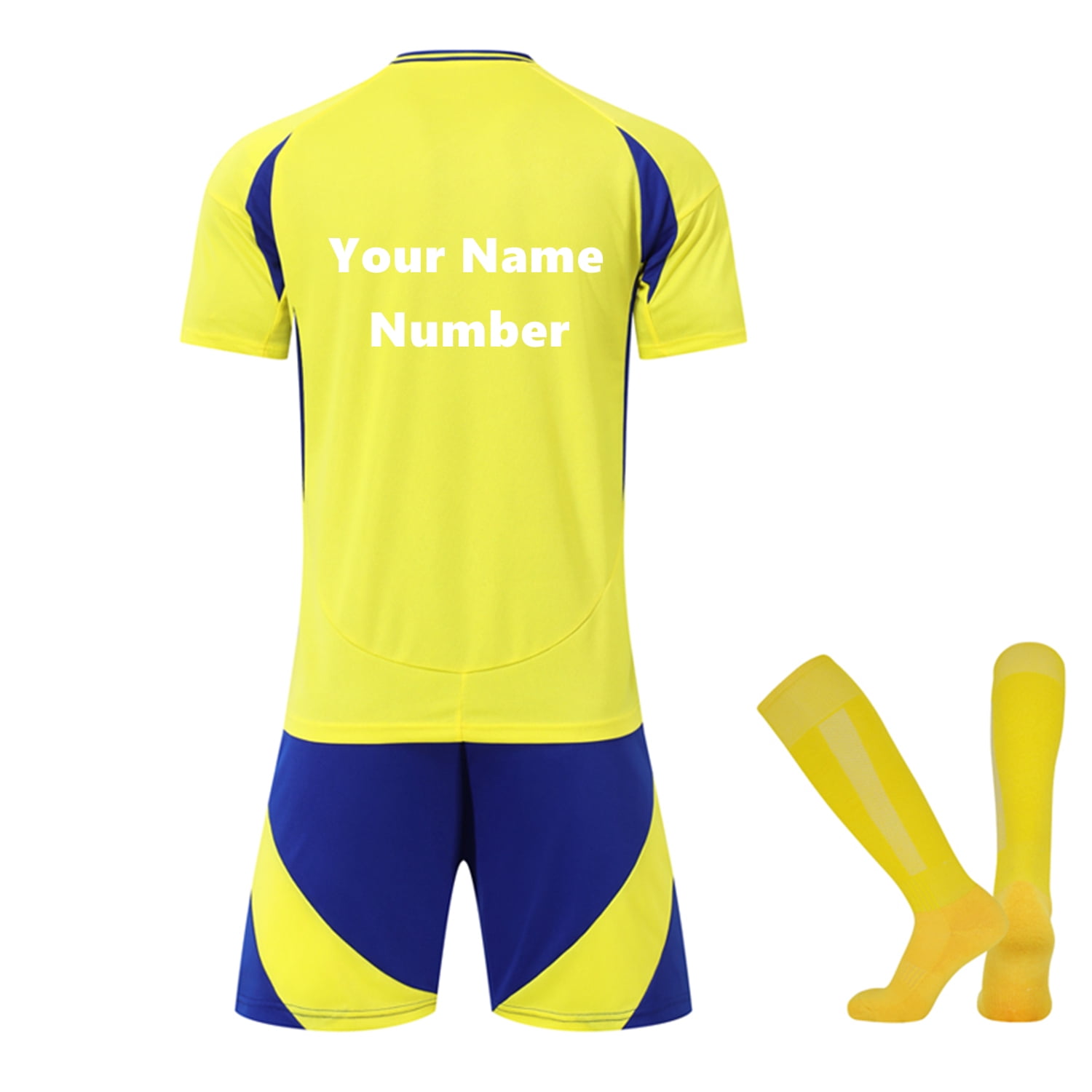 Al Nassr 24/25 Customized Soccer Jersey Kit - Walmart.com