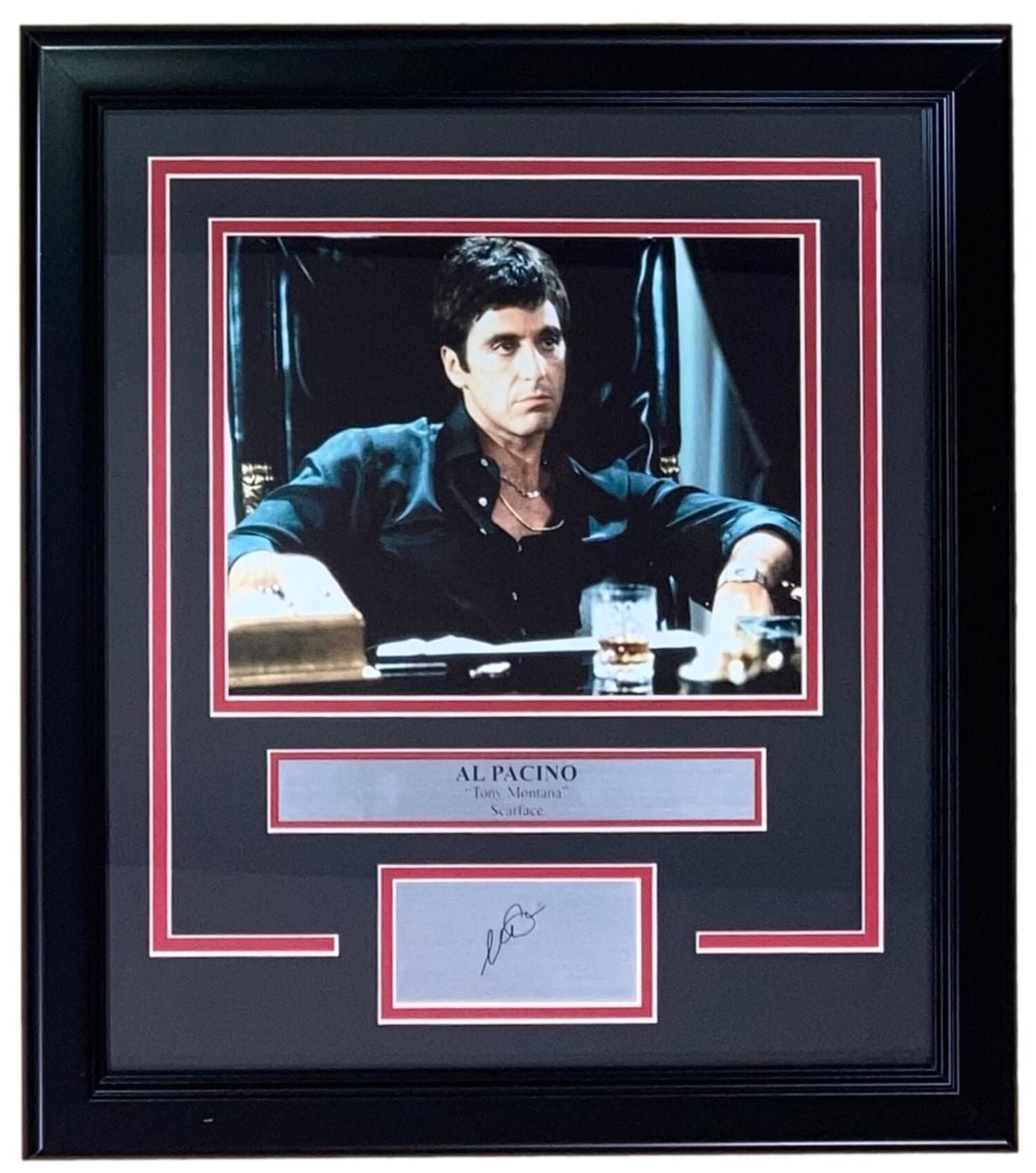 Al Pacino Framed 8x10 Scarface Tony Montana Photo w/ Laser Engraved ...