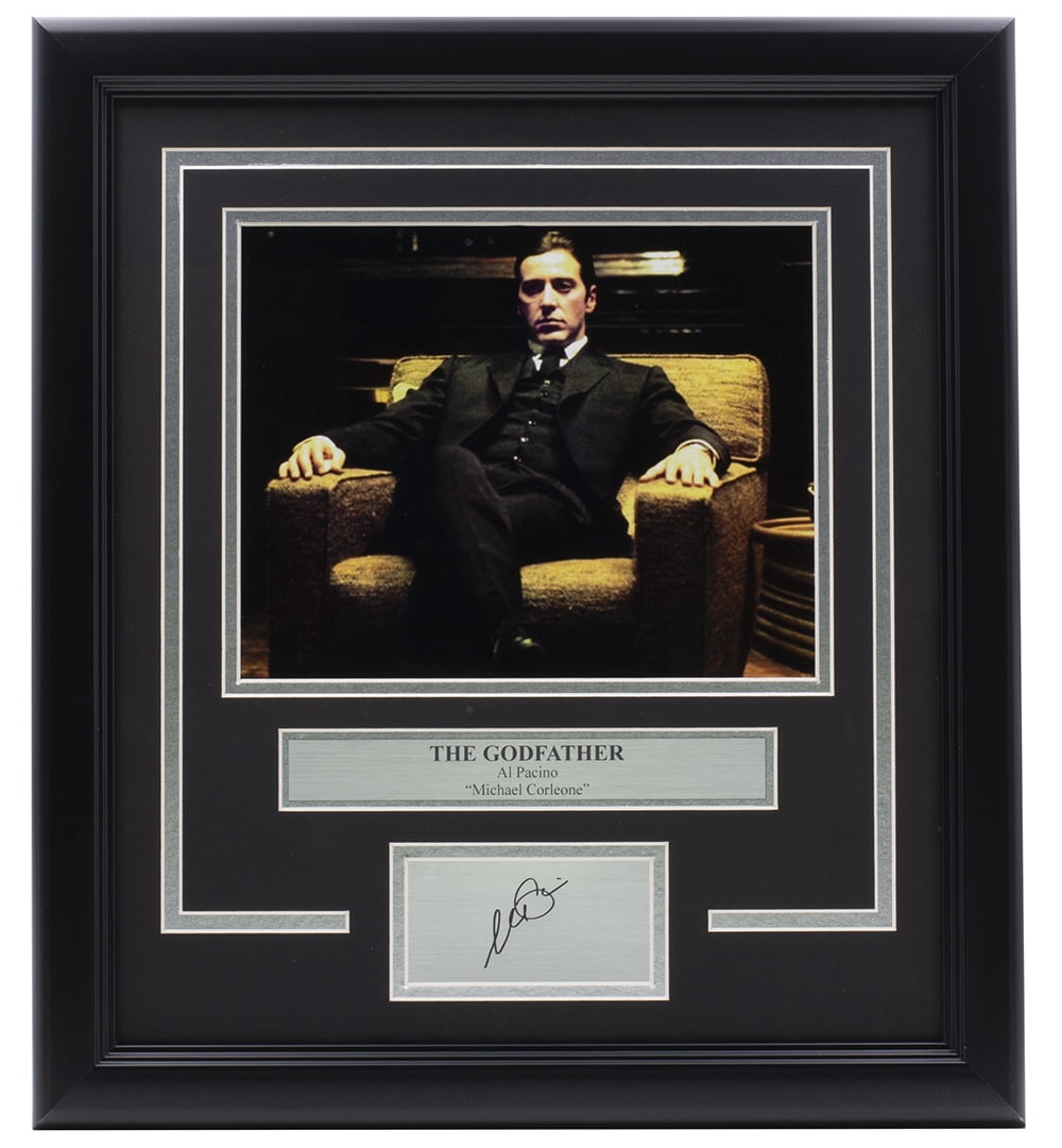Al Pacino Framed 8x10 The Godfather Chair Photo w/ Laser Engraved ...