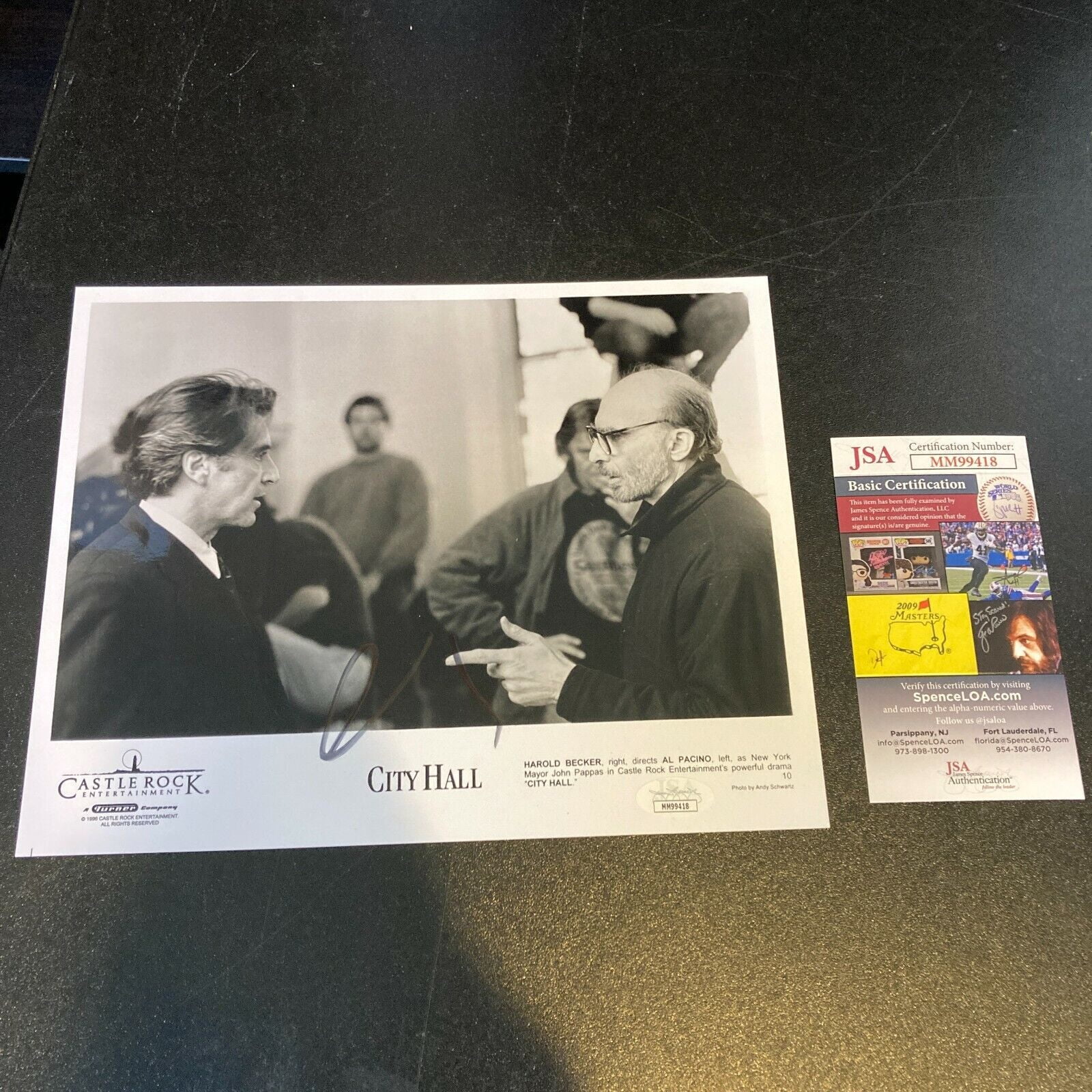 Al Pacino Signed Autographed City Hall 8x10 Photo With JSA COA ...