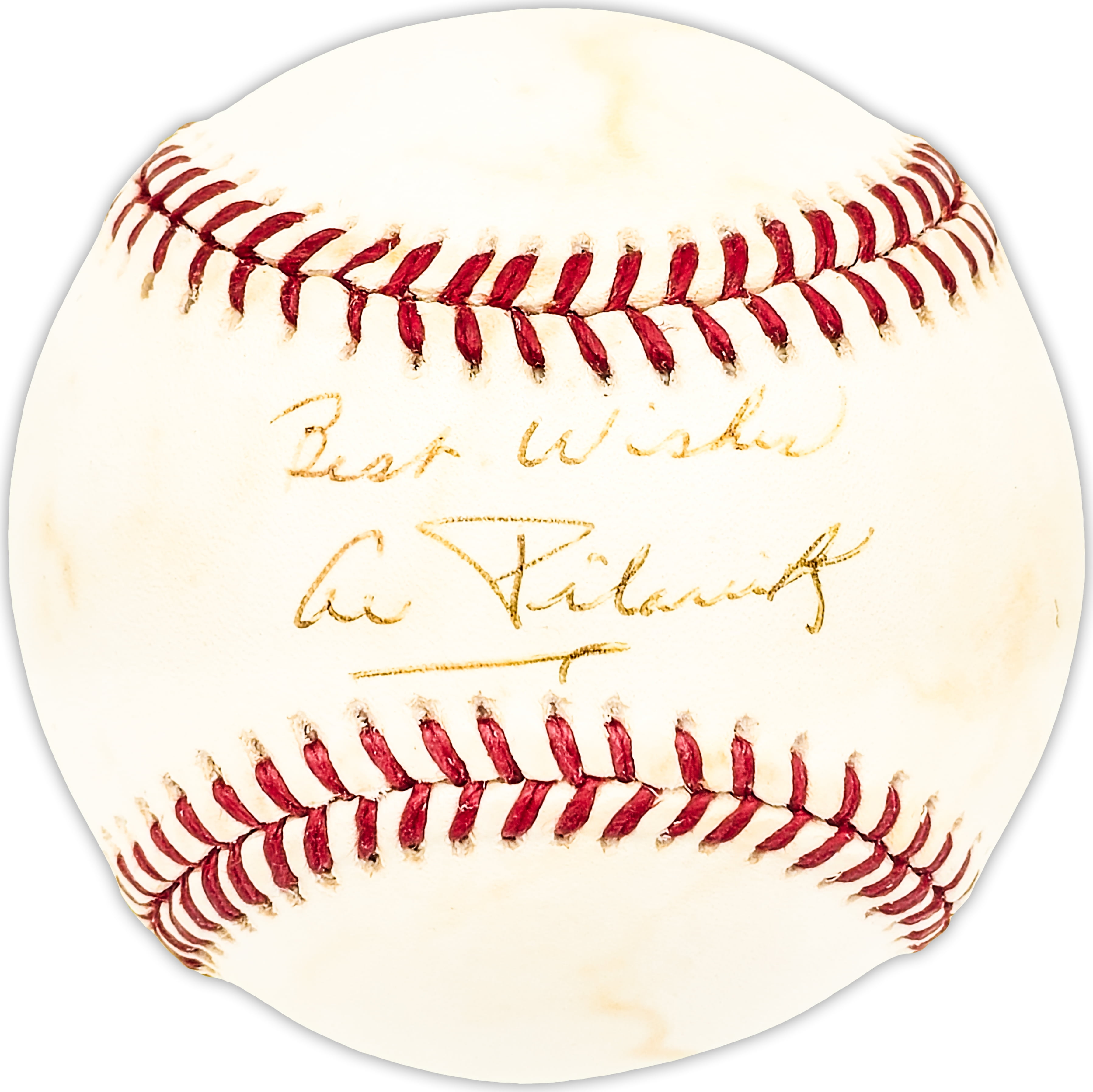 Al Pilarcik Autographed Official AL Baseball Baltimore Orioles, Chicago ...