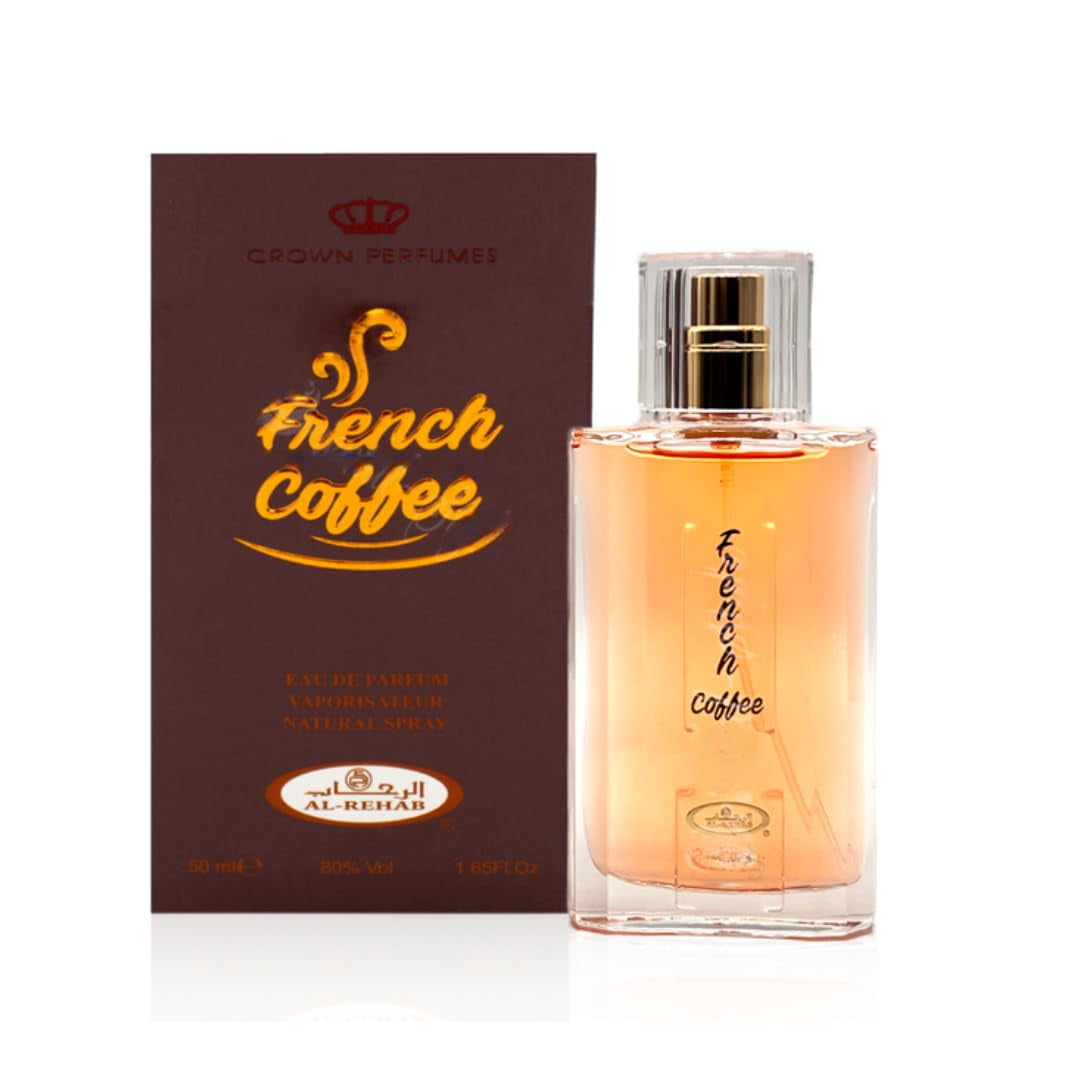 Al Rehab French Coffee Spray Perfume Oil, 50 mL, Unisex, Coffee, Cocoa ...