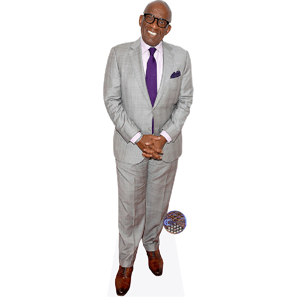 Al Roker (Grey Suit) Mini Cardboard Cutout Standee - Walmart.com