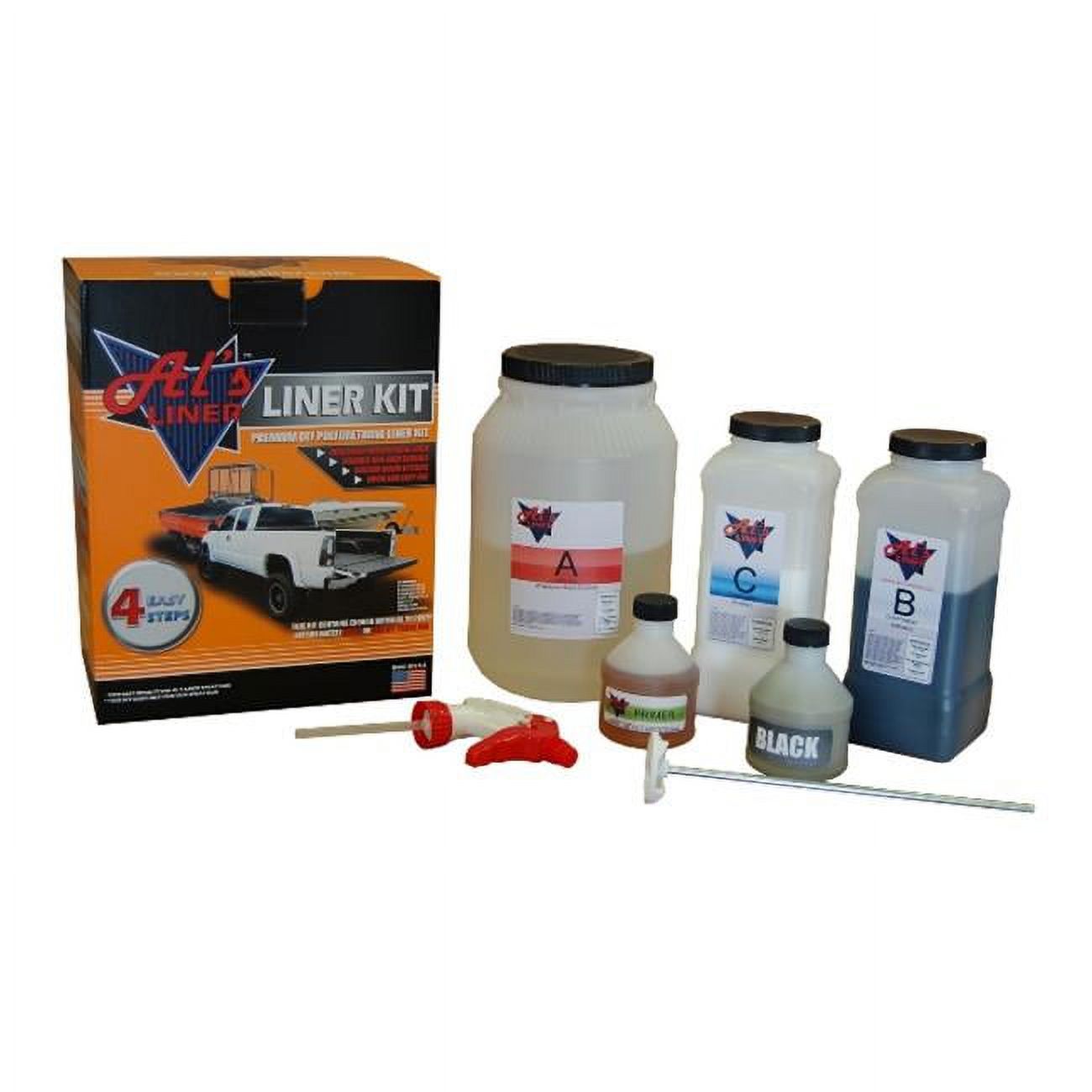 Custom Coat Blue Metallic 2 Quart (1/2 Gallon) Urethane Spray-On Truck ...