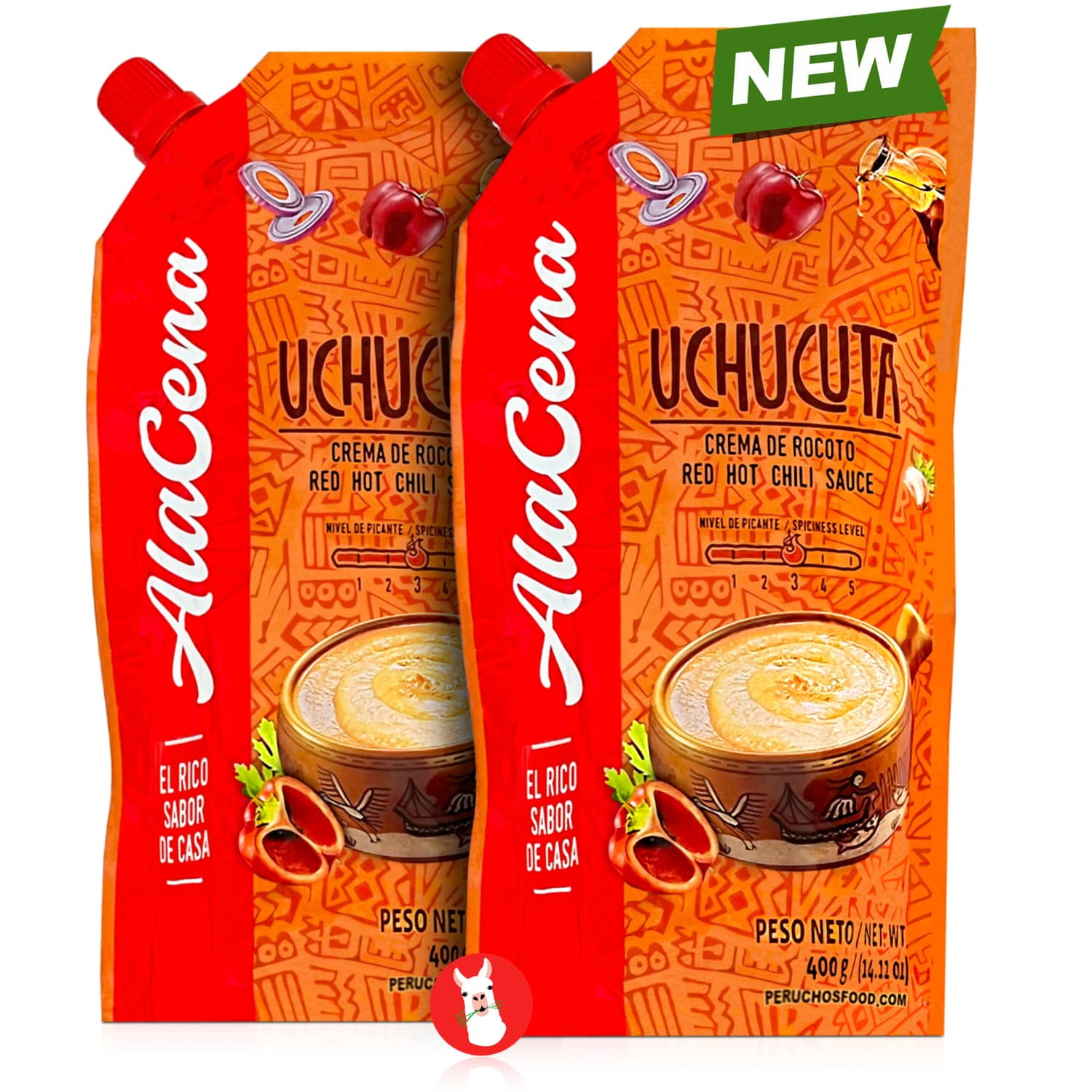 AlaCena New Crema de Rocoto Uchucuta 400g | Peruvian Red Hot Chili ...
